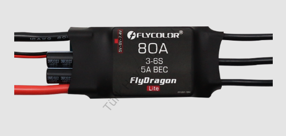ESC (DRON, HELI, AIR) 80A 4-6S 5A BEC